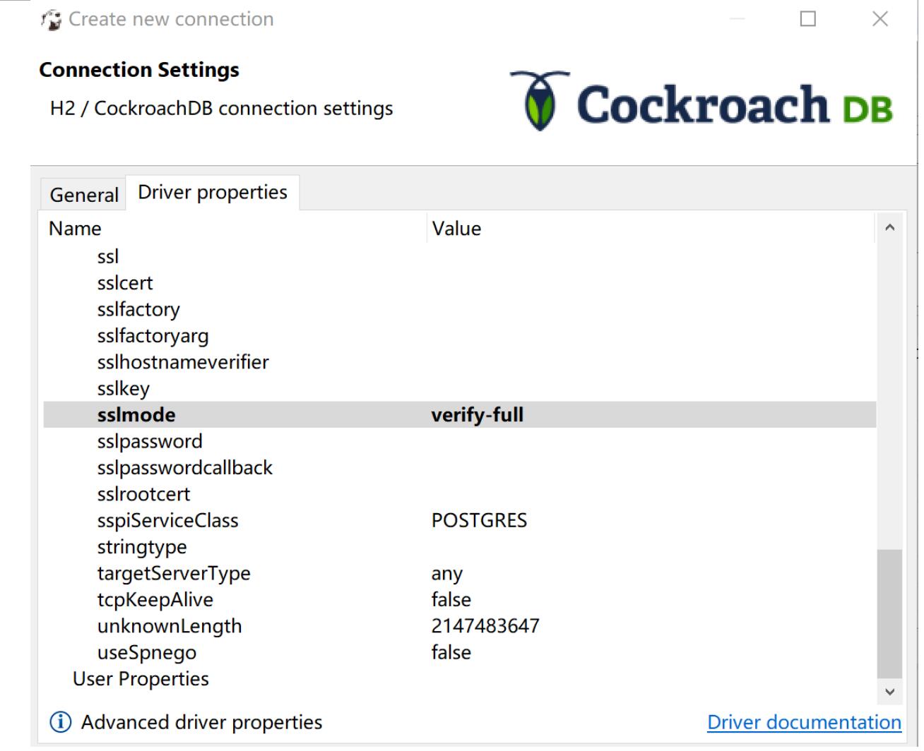Connecting to CockroachDB Using DBeaver · GitBook